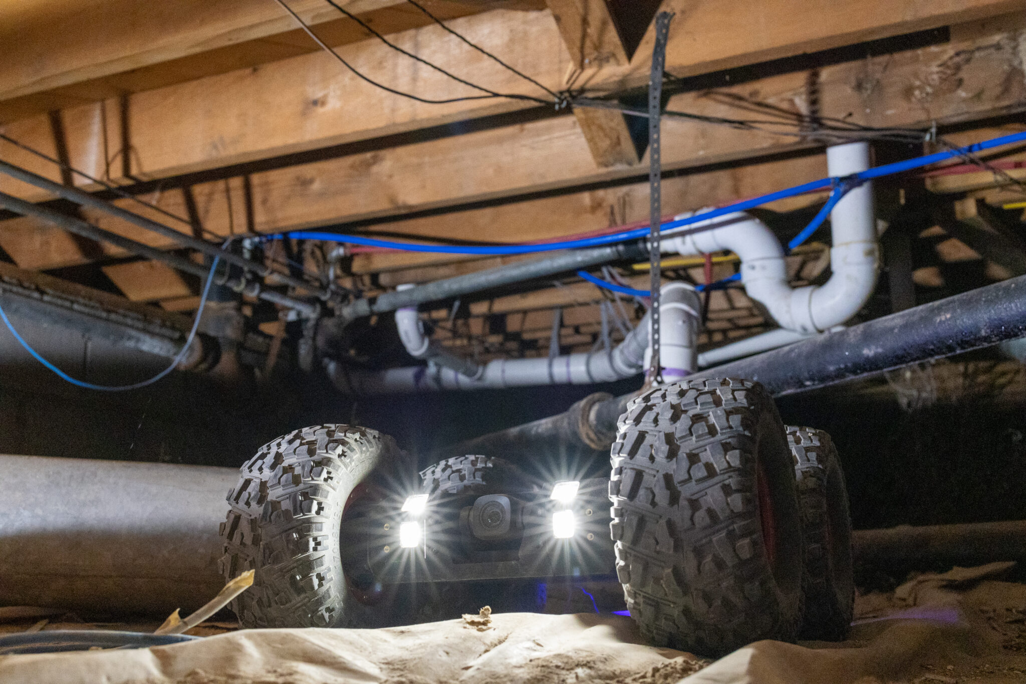 Wombat Crawlspace Inspection Crawler | Small Camera Robot