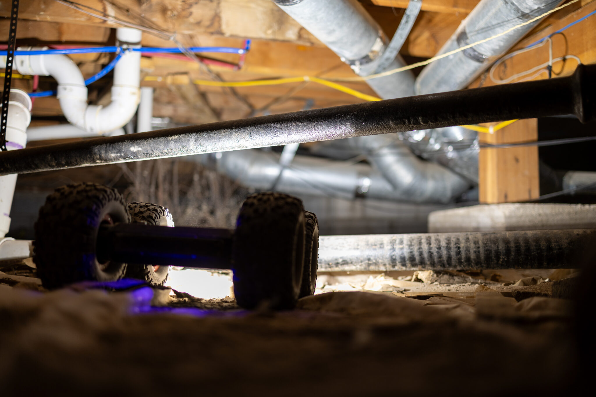 Wombat Crawlspace Inspection Crawler | Small Camera Robot